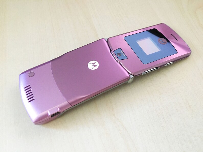 Motorola RAZR V3i Orchid Pink Very RARE Color Excellent - Etsy