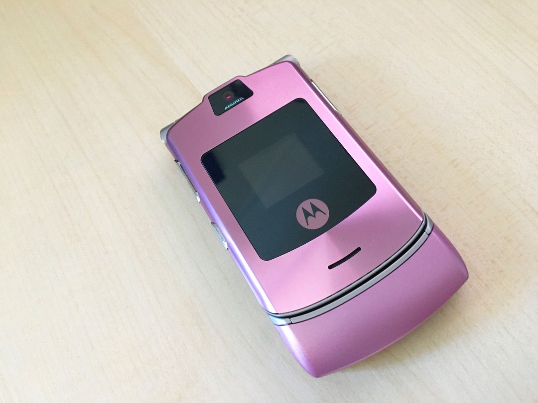Motorola RAZR V3i Orchid Pink Very RARE Color Excellent - Etsy