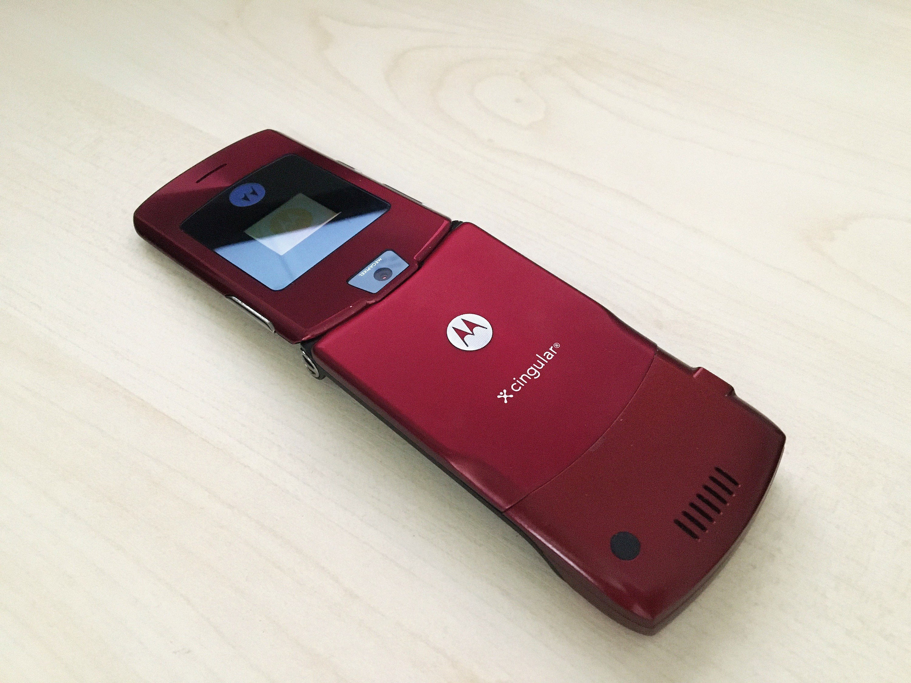 Motorola RAZR V3i Maroon RED Very RARE Color Excellent Condition - Etsy