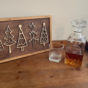Handmade Wooden Christmas Tree Sign: Rustic Holiday Decor - Etsy