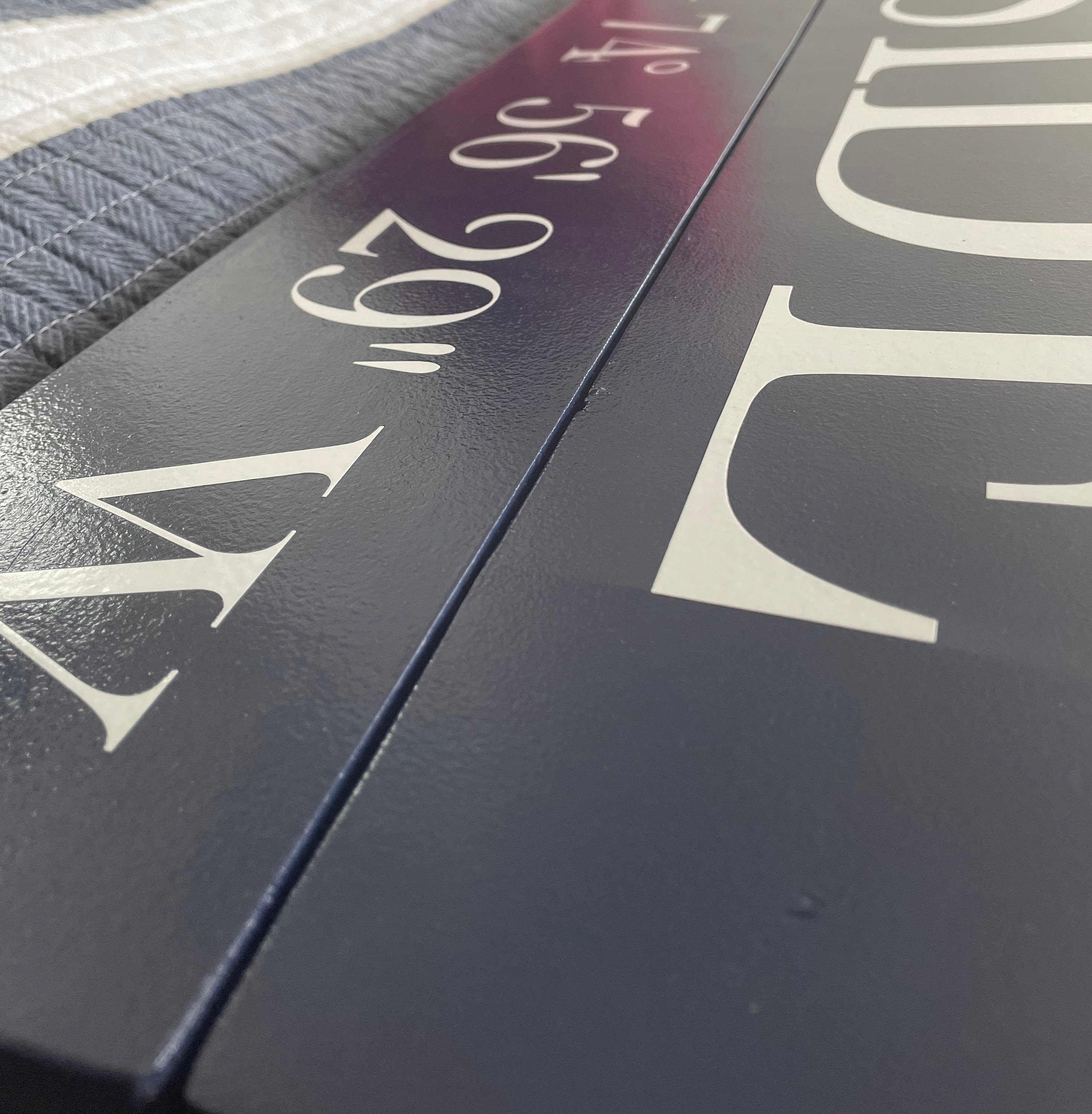 Coordinates Wood Sign CUSTOM Latitude Longitude Signs City - Etsy