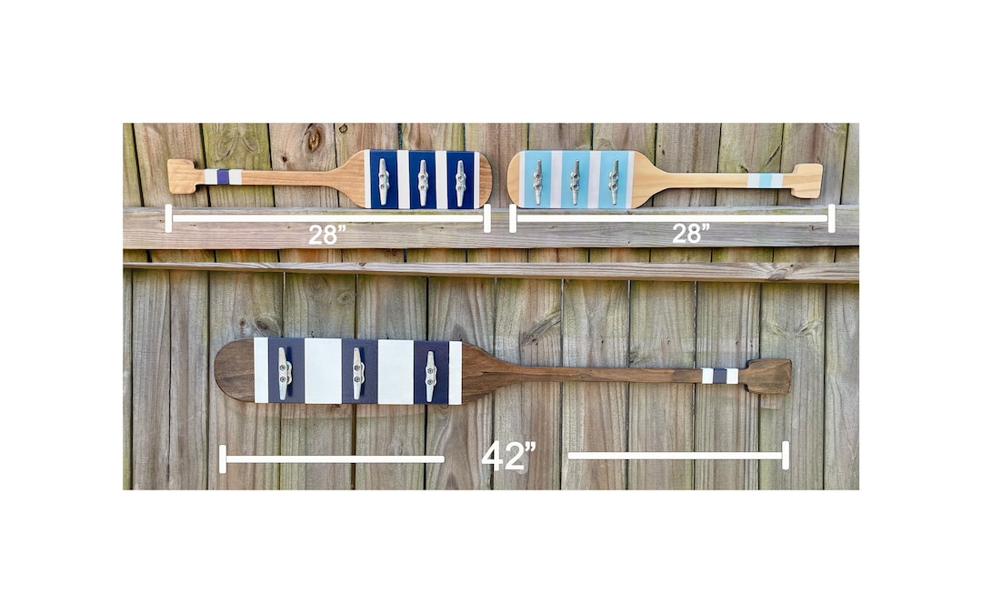 Oar Boat Cleat Rack ~ Beach House Decor ~ Lake House Design ~ Entryway ...