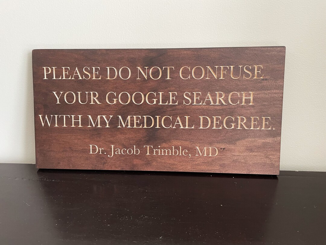 Personalized Doctor Sign Engraved Medical Office Door Decor Custom ...