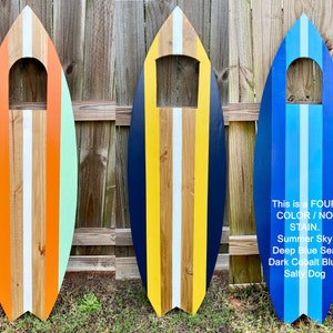 Surfboard Mailbox Holder ~ Surfboard House Decor ~ Coastal Beach Shore ...