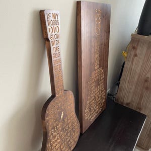 Ripple Engraved Guitar ~ Deadhead Fan Gift ~ Music Memorabilia ~ Jam ...