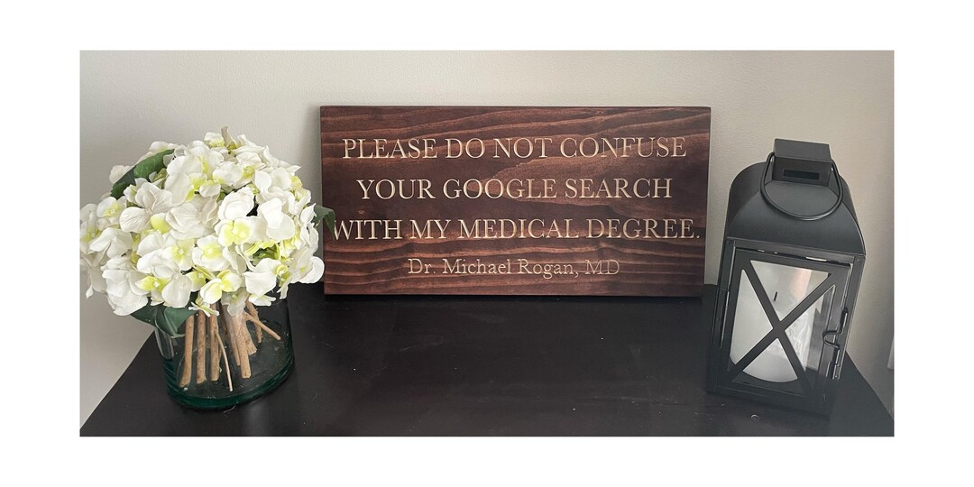 Personalized Doctor Sign ~ Engraved Medical Office Door Decor ~ Custom ...