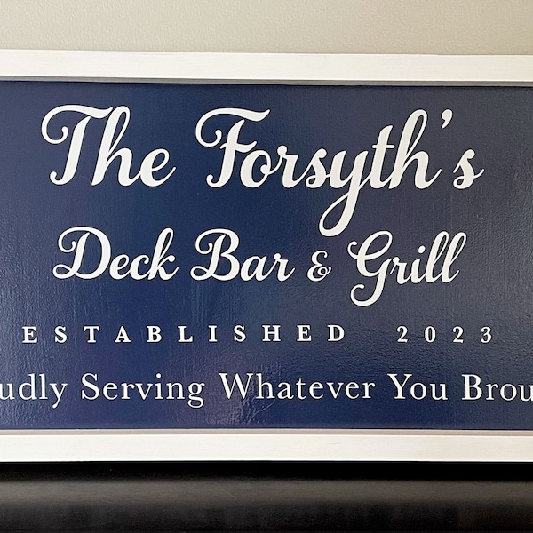 Deck Bar - Etsy