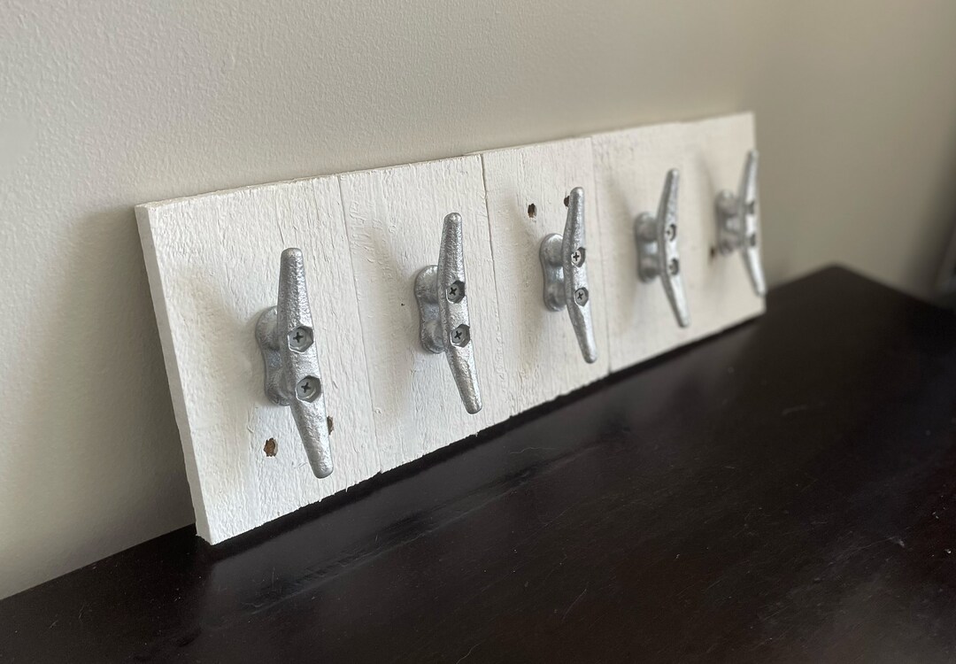 Palette Board Cleat Hanger ~ Weather Boat Cleat Rack Entryway Hanger ...