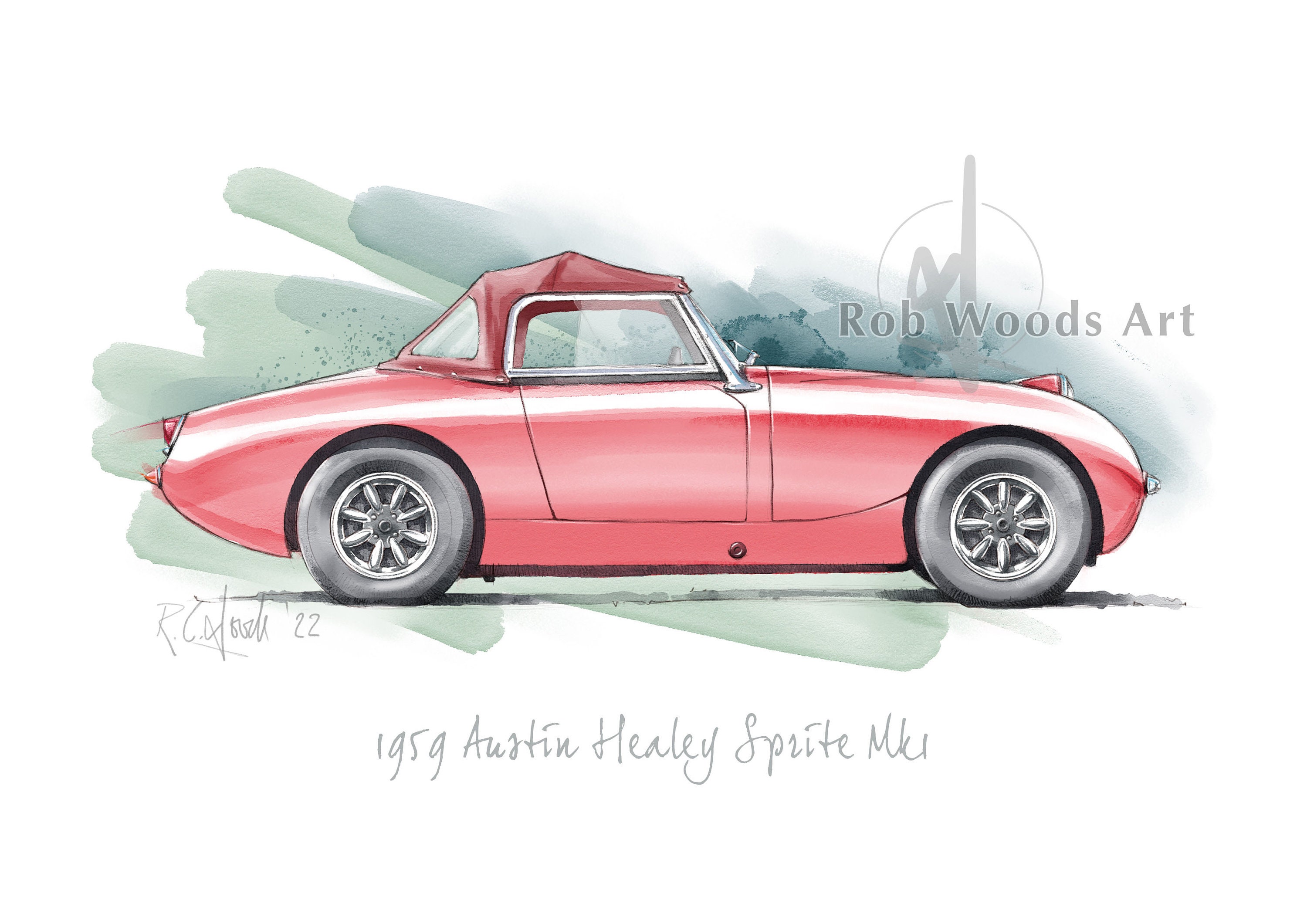 1959 Austin Healey Sprite Mk1 - Etsy