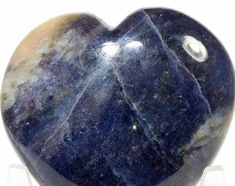 Crystal Iolite Heart - Etsy