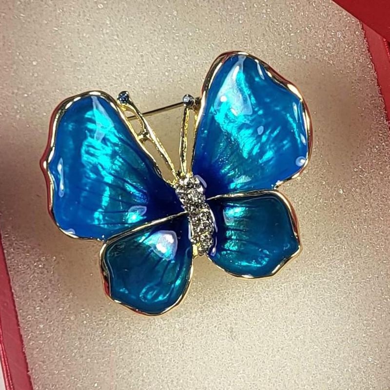 Blue Butterfly Pin for Epstein Survivors - Etsy Canada