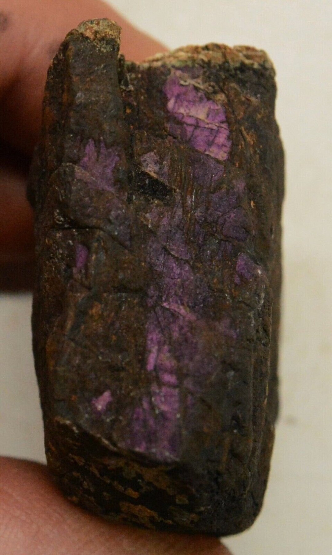 Deep Dark Purple Purpurite Heterosite Triphylite in Matrix Rough ...