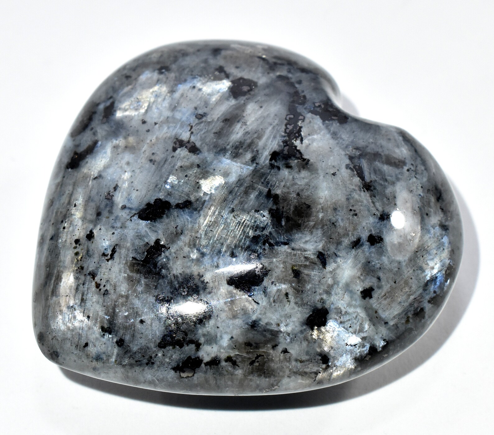 Fantastic Blue Flash Larvikite Puffy Heart Polished 62mm 135g - Etsy