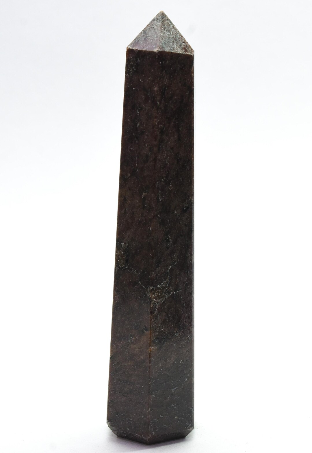 Deep Red Garnet Carved Into Obelisk Polished 96mm 95g Natural Sparkling ...