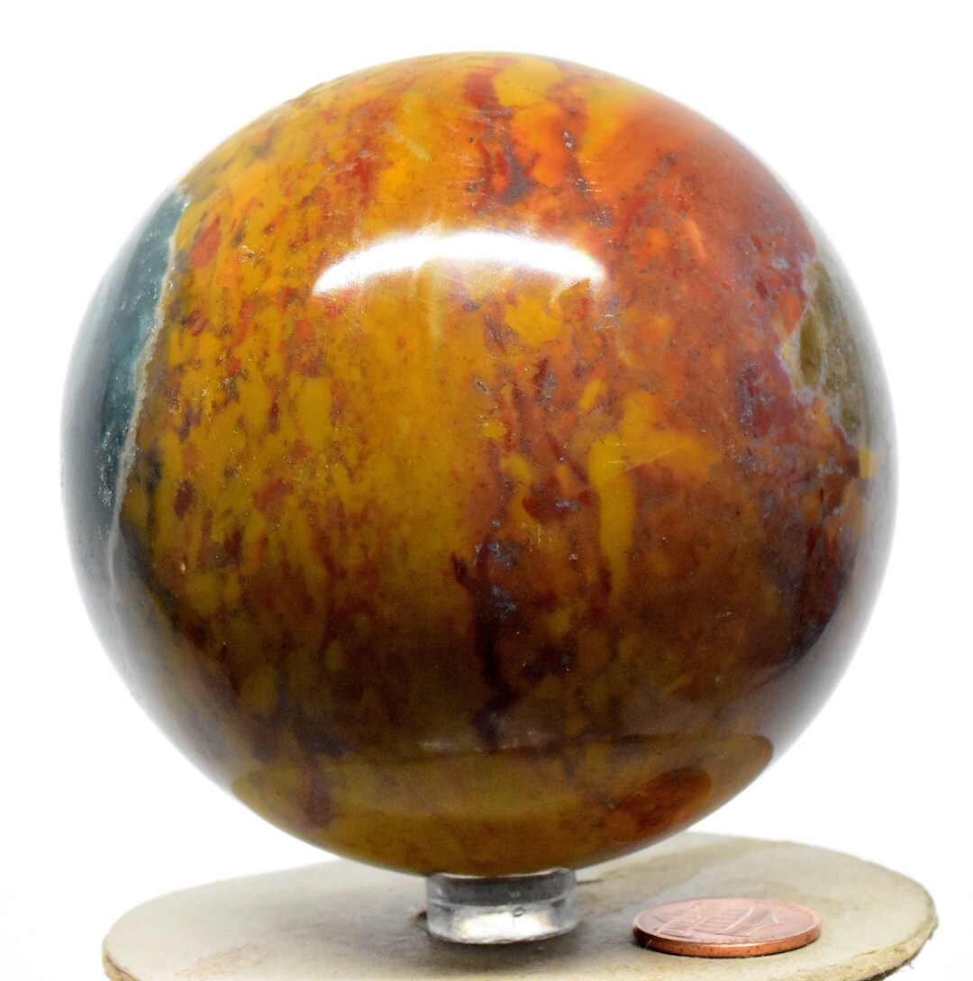 Planets! Yellow Red "hot Jupiter W/ Green Blue Polar Ice Cap" Moss ...