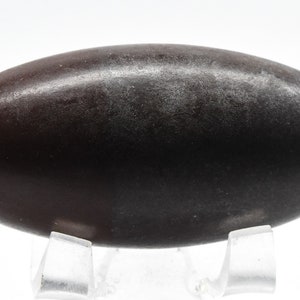 Dark Shiva Lingam Lingham Egg-shaped Stone Polished 73mm 130g Natural ...