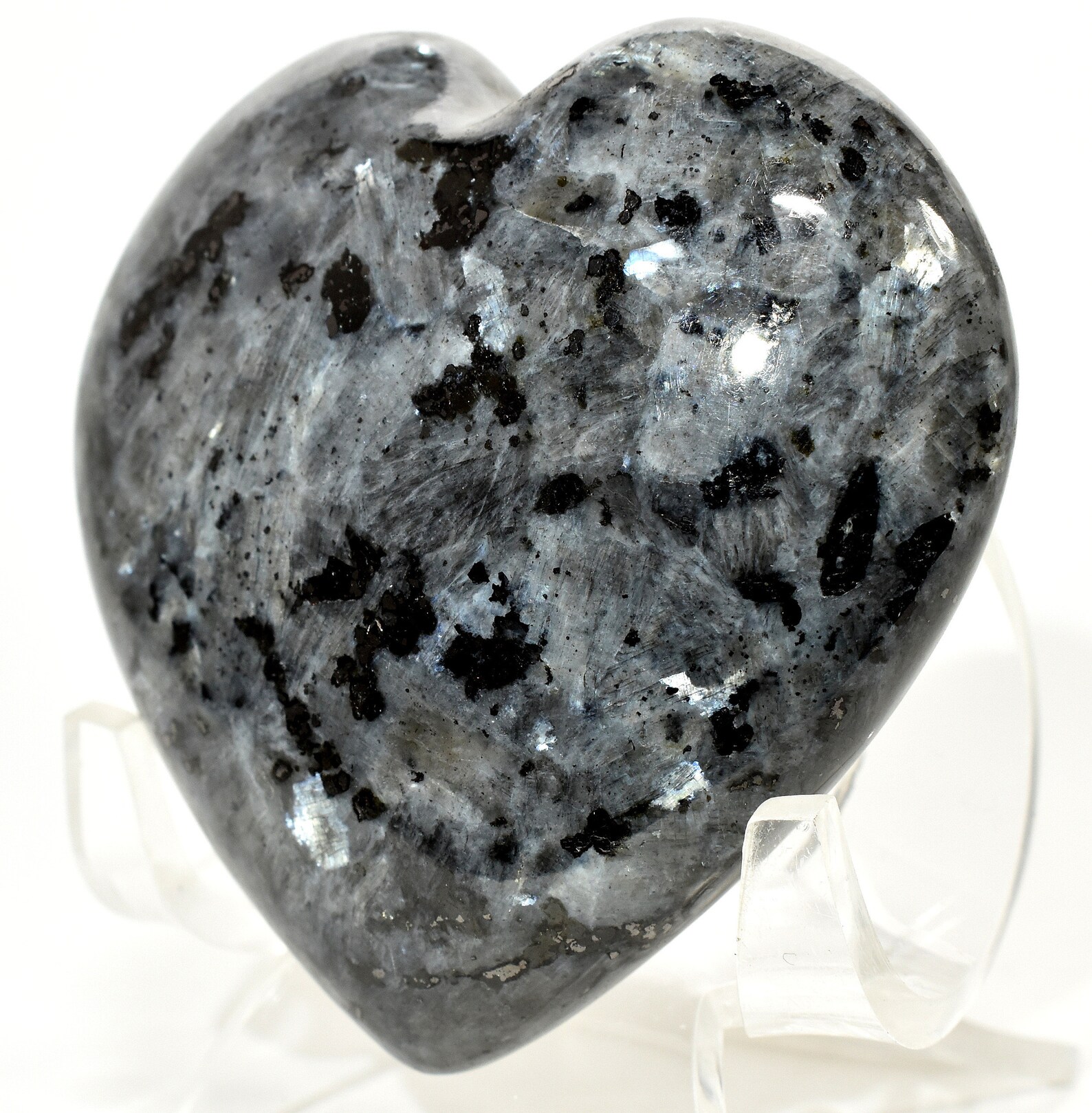 Fantastic Blue Flash Larvikite Puffy Heart Polished 62mm 135g - Etsy