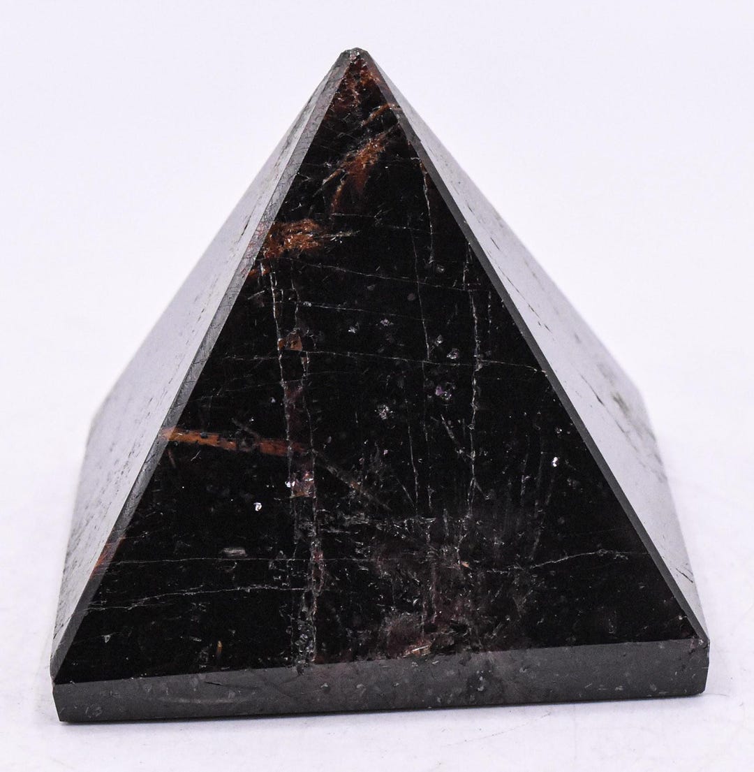 Deep Red W/ Orange Carved Carved Pyramid Polished 57x52mm 290g ...
