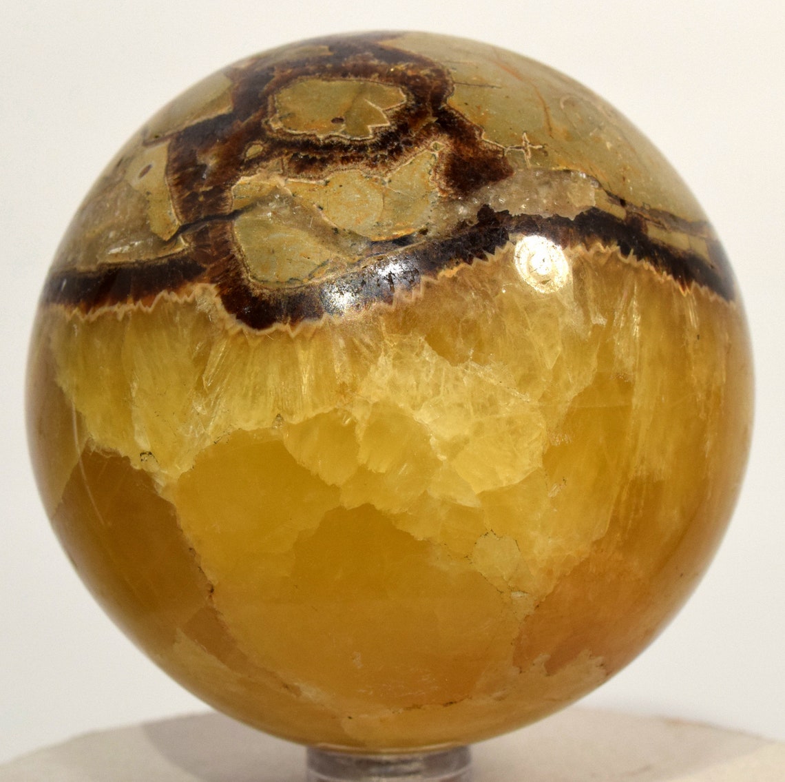 Wonderful Septarian Dragon Stone Sphere Polished 69mm 460g Natural ...