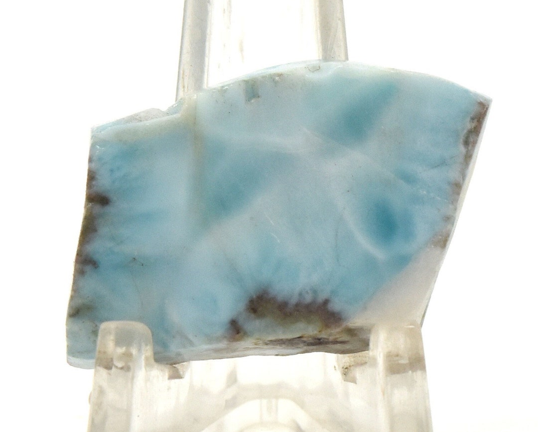 Blue Pectolite Larimar Rough Slab 35mm 58 Carat Natural Atlantis ...