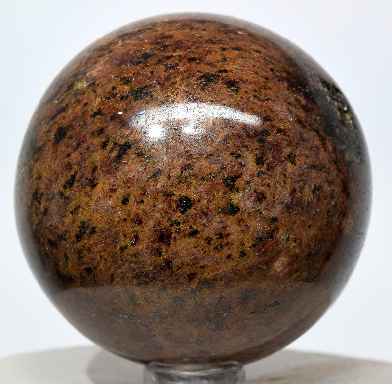 Wonderful Deep Red W/ Orange Garnet Almandine Carved Sphere - Etsy