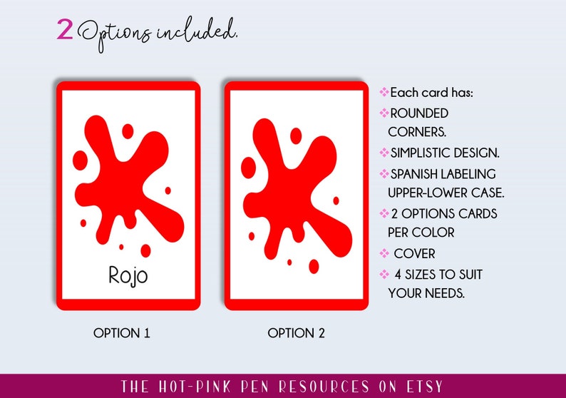 Los Colores Flashcards En Español| Spanish Colors | Spanish Toodlers ...