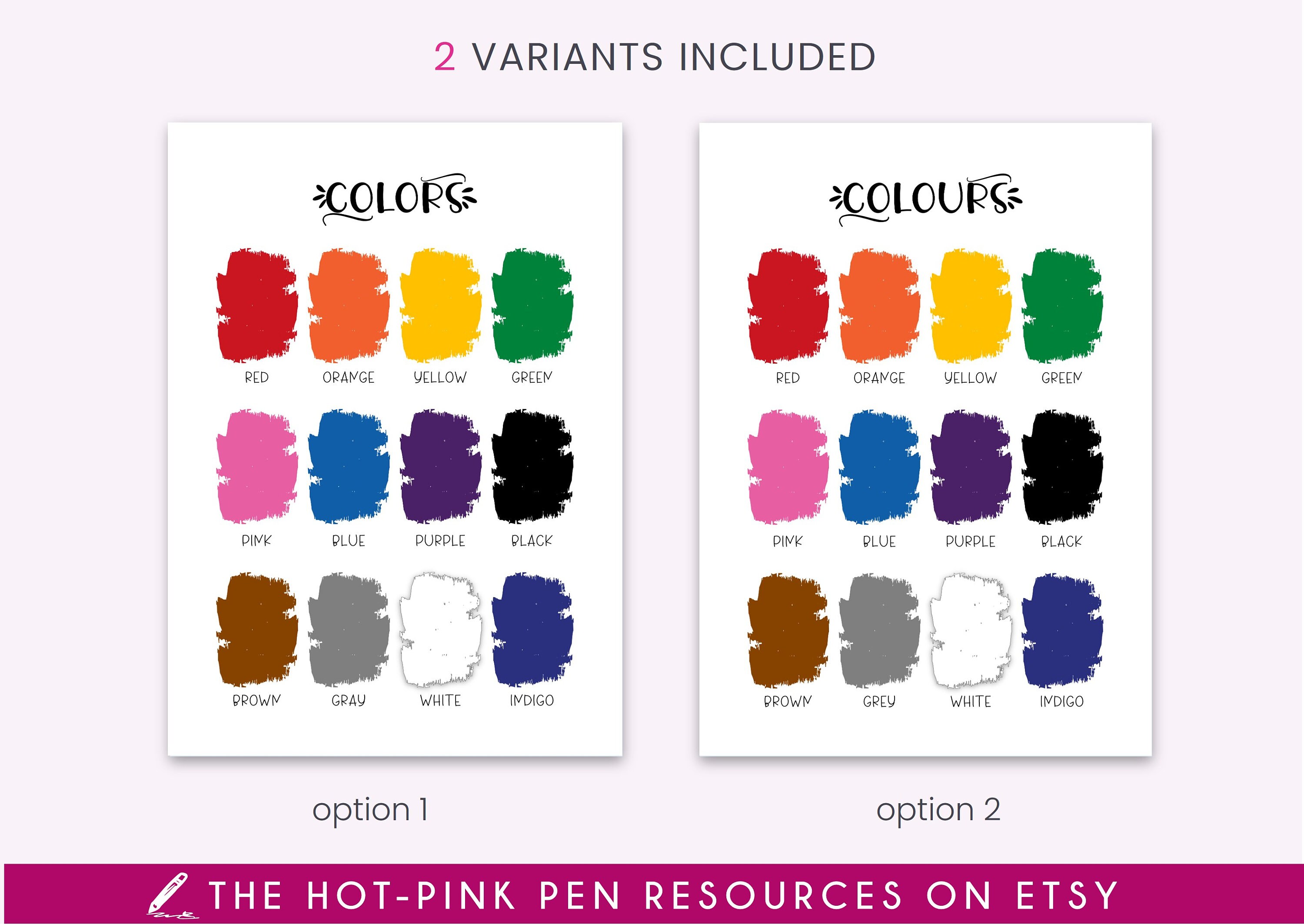 Colours Poster | Color Class Wall Art | Printables Wall Art ...