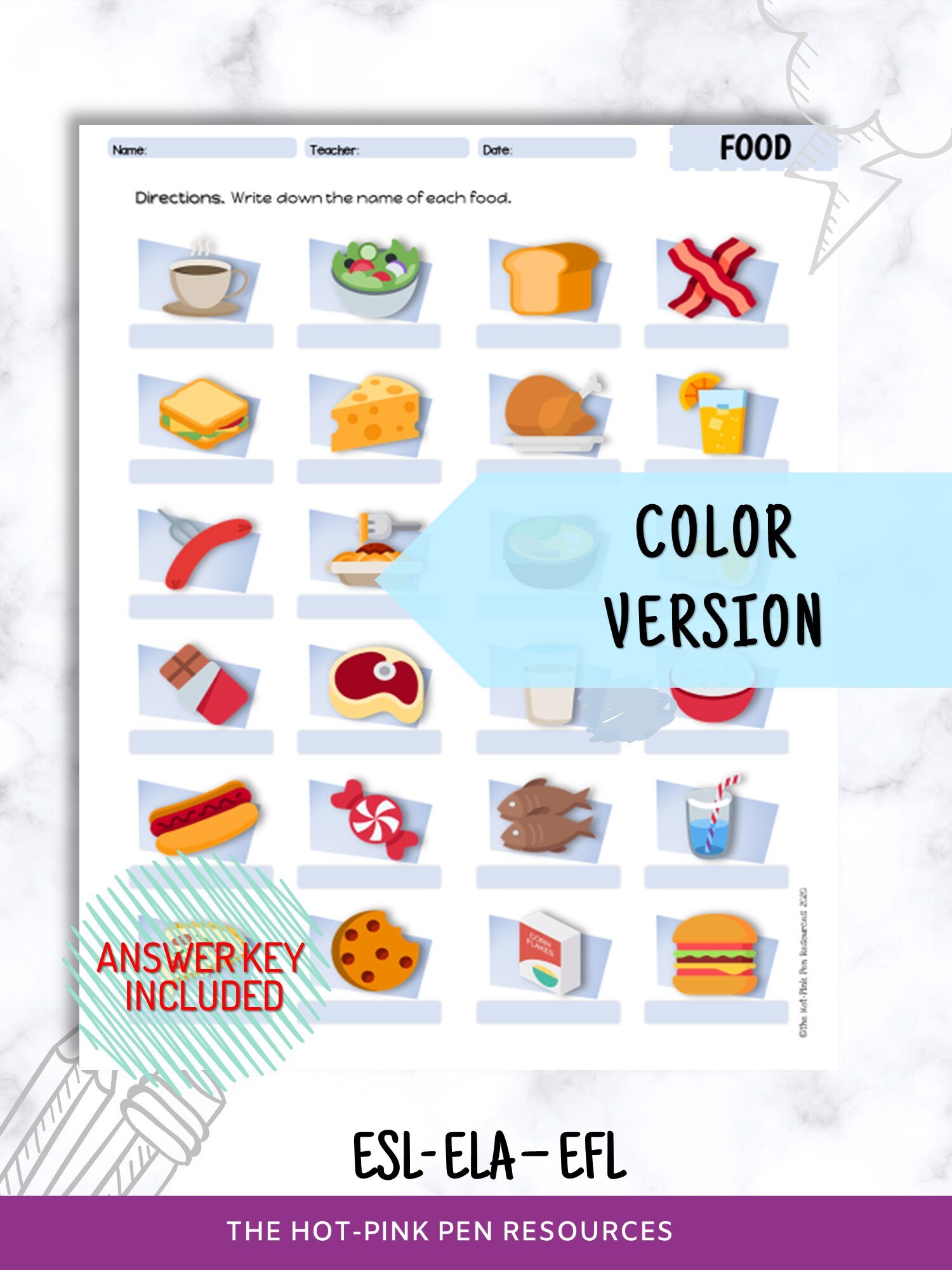 Pictionary | Vocabulary Worksheets | Multilevel | ESL | ELA | EFL ...