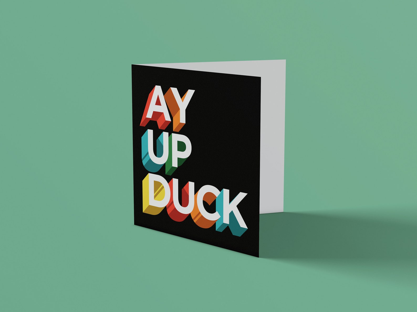 Ay up Duck Greetings Card - Etsy