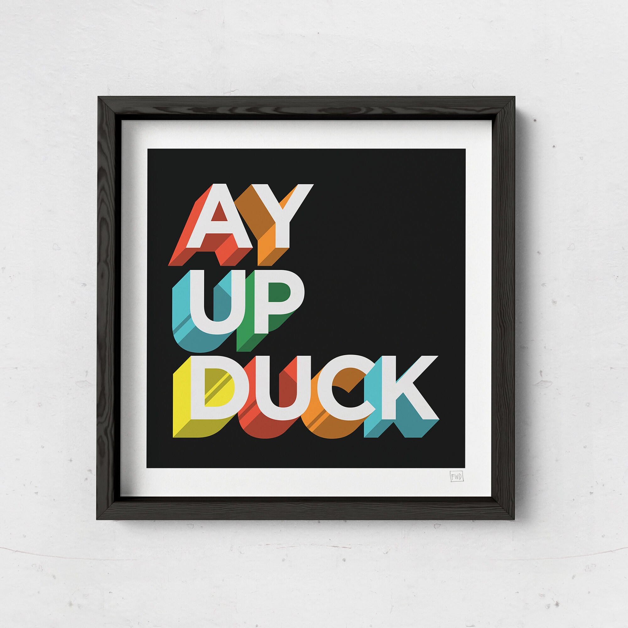Ay up Duck Fine Art Print - Etsy