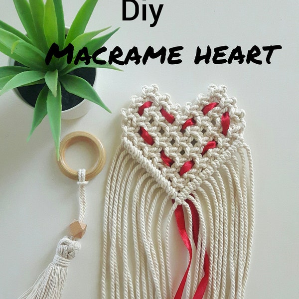 Heart Macrame Pattern - Etsy