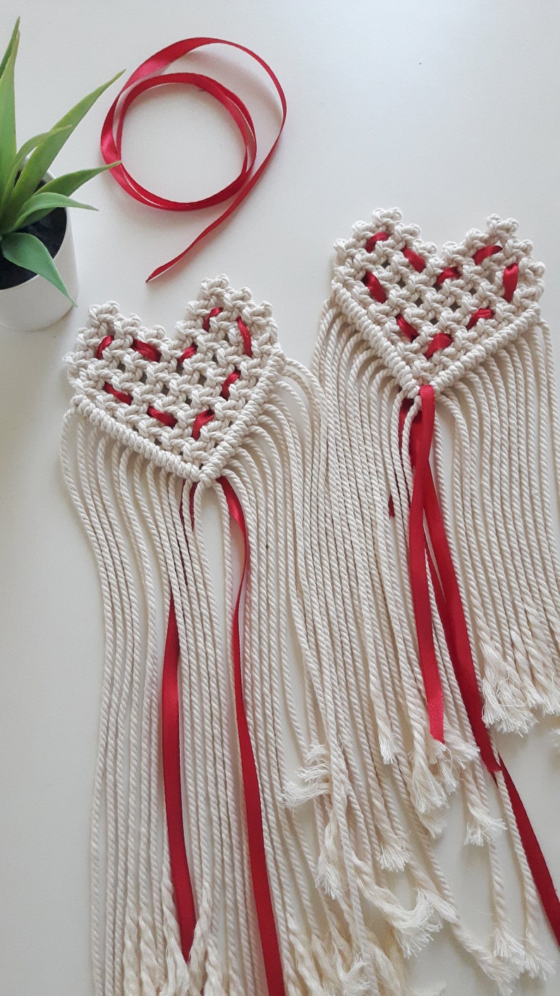 Macrame Heart Video Tutorial Video Class pattern Macrame | Etsy