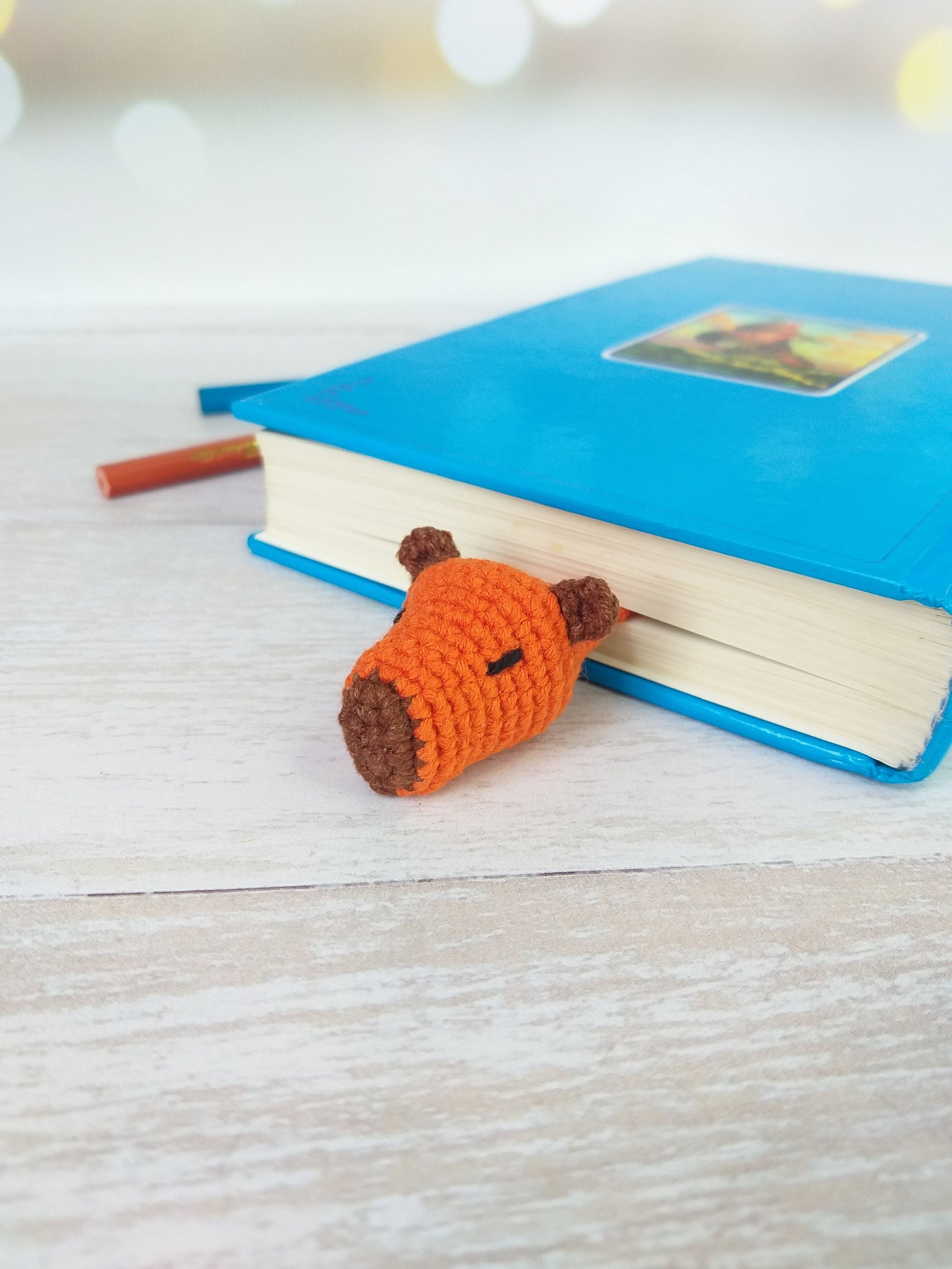 Crochet Bookmark Capybara Pattern, Amigurumi Animal Bookmark, Kids Gift ...