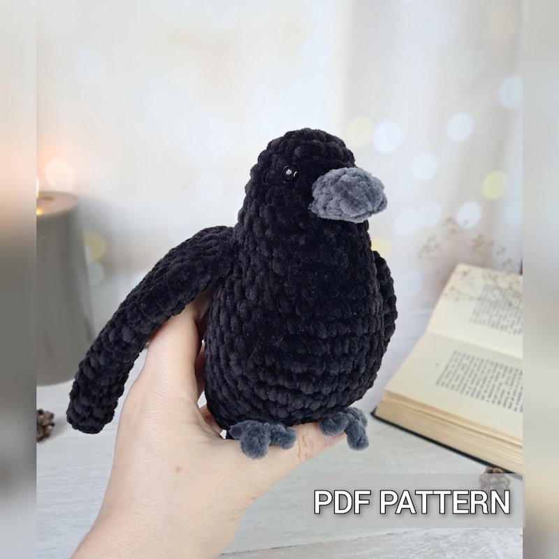 Goth Raven Plushie - Etsy