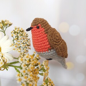 Robin Bird Crochet Pattern, Christmas Amigurumi Tree Ornament DIY - Etsy