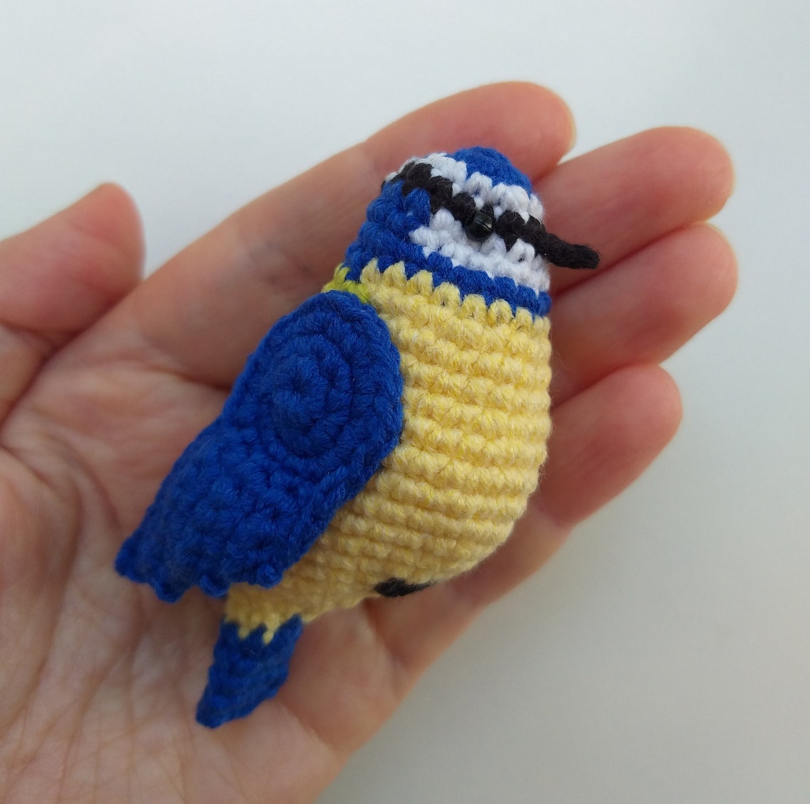 Bird Crochet Pattern Amigurumi Blue Tit Crochet Tutorial | Etsy