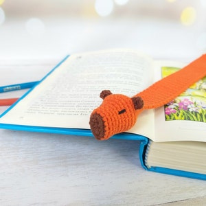Crochet Bookmark Capybara Pattern, Amigurumi Animal Bookmark, Kids Gift ...