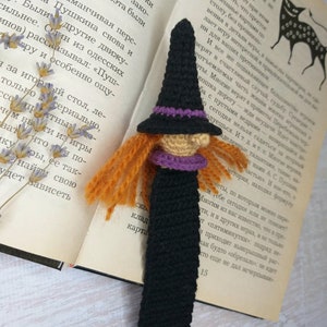 Crochet Witch Bookmark Pattern: Amigurumi Halloween DIY, Witchcraft PDF ...
