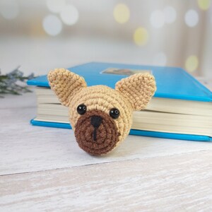 Dog Bookmark Crochet Pattern Set, Dog Amigurumi Bookmark DIY, Crochet ...