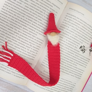 Crochet Gnome Bookmark Pattern: Christmas Amigurumi Ornament (PDF ...
