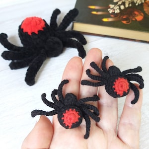 Spider Amigurumi Crochet Pattern: Halloween Keychain DIY (PDF Pattern ...
