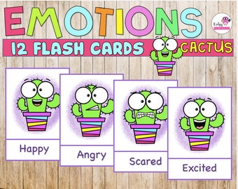 Emotions Flashcards Printables Chinese English Bilingual 情绪 ...