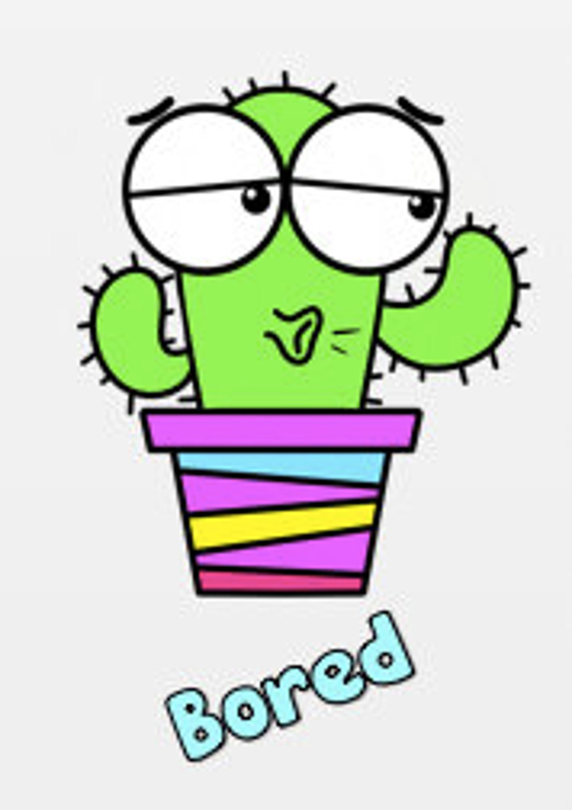 Cactus Emotions Clipart Images,feelings Clipart,instant Download ...