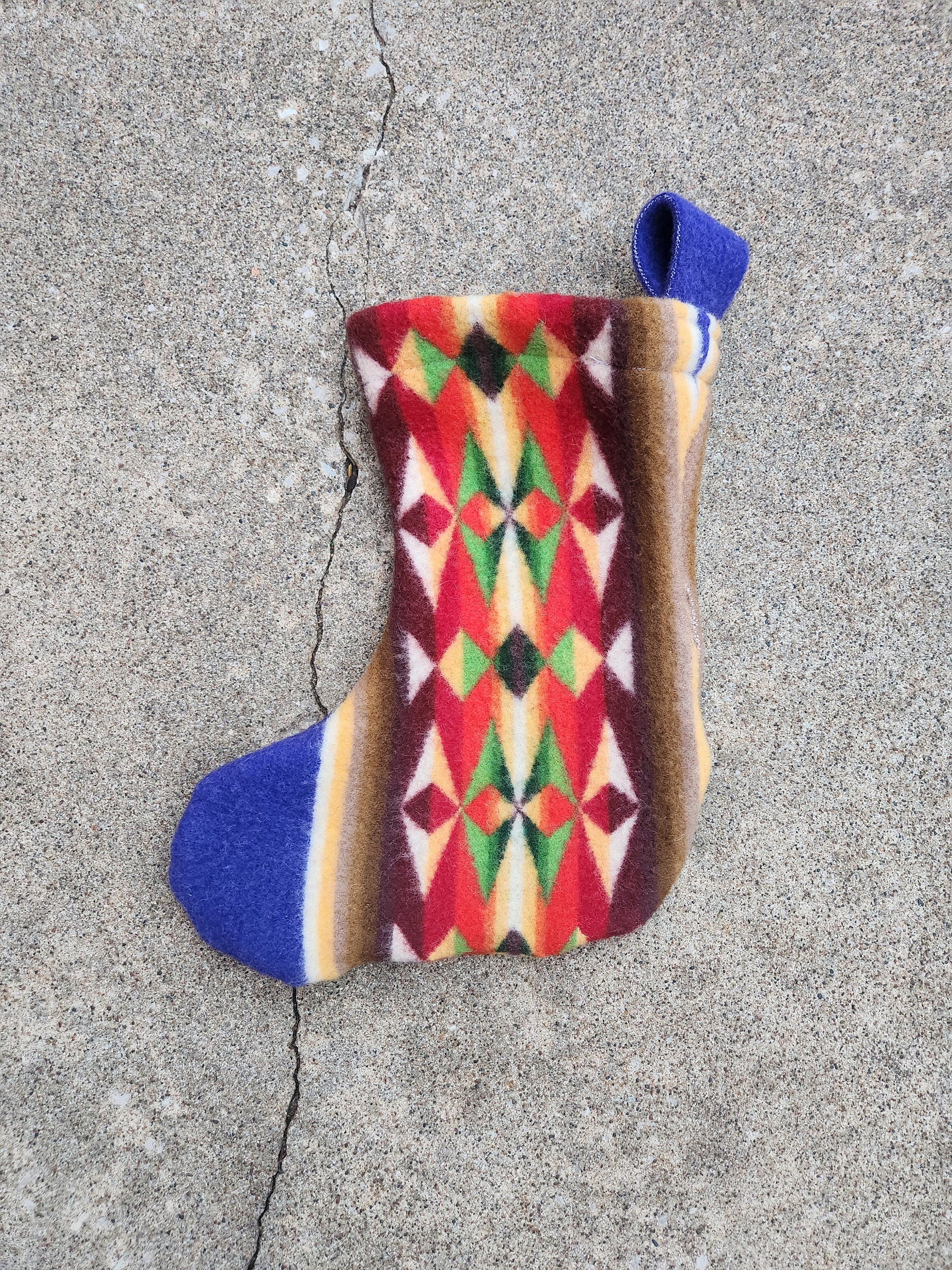 Vintage Upcycled Pendleton/wool Holiday Stocking - Etsy