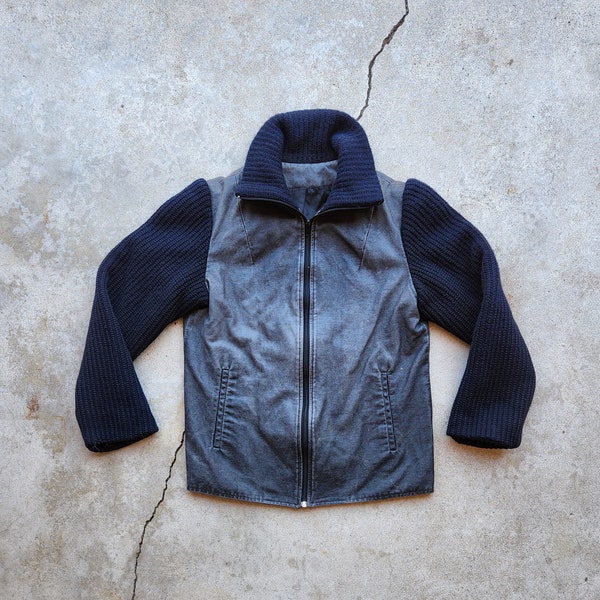 Leather Sweater - Etsy