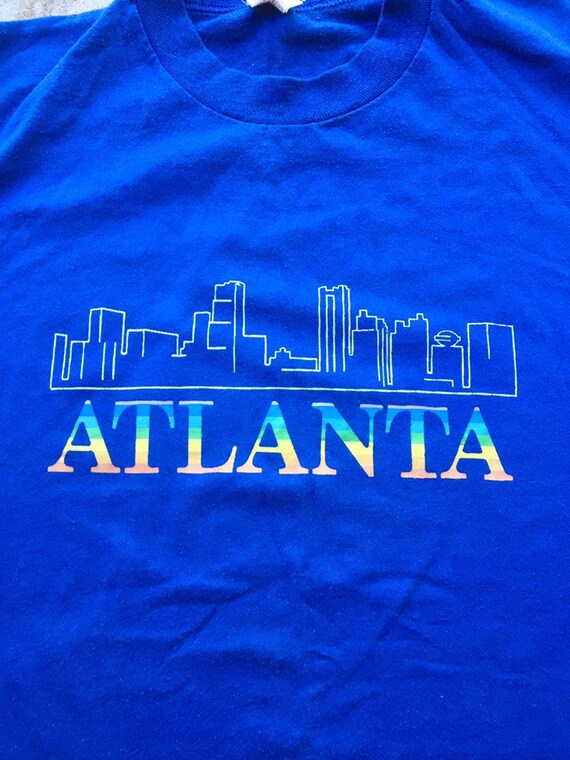 Vintage 70/80s Atlanta Georgia Skyline Graphic Tee - Gem