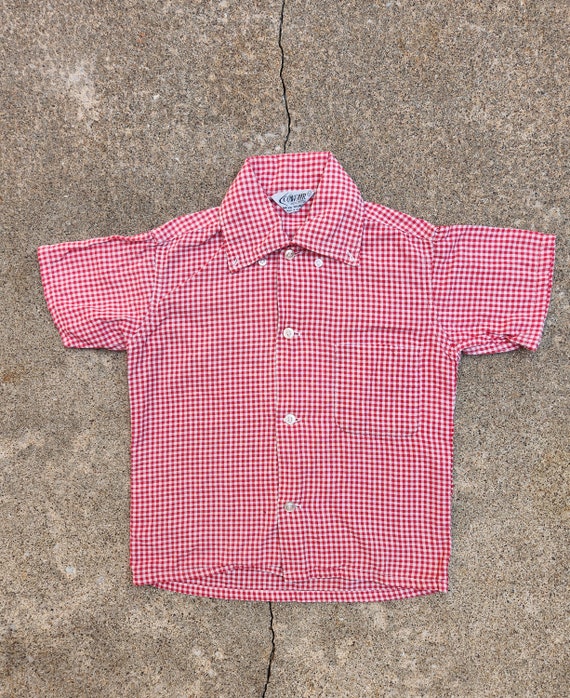 vintage 1950s checkers shirts - Gem