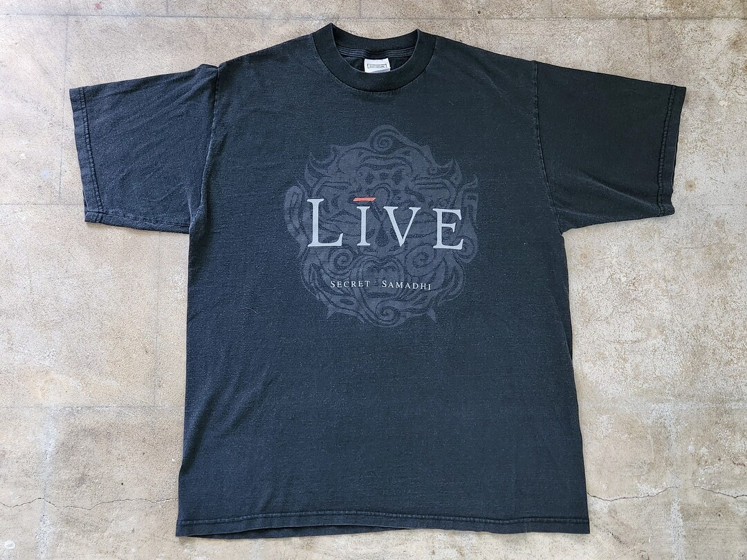 Vintage LIVE Faded Band Tee - Etsy