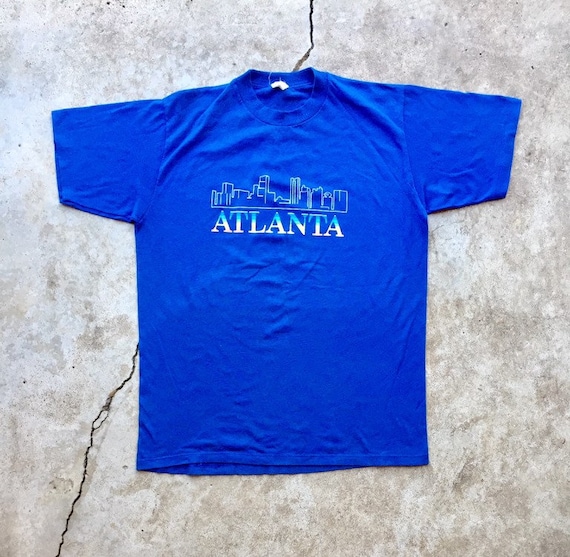 Vintage 70/80s Atlanta Georgia Skyline Graphic Tee - Gem