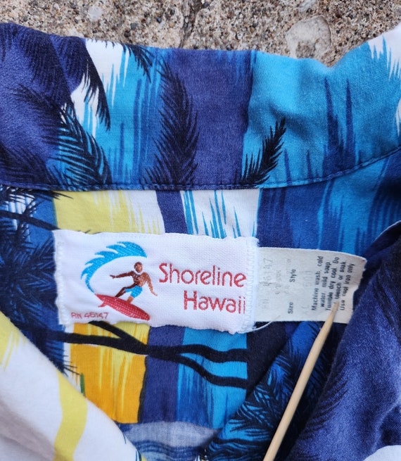 Vintage 70s, Hawaiian, Palm Trees, Tropical, Lightwei… - Gem